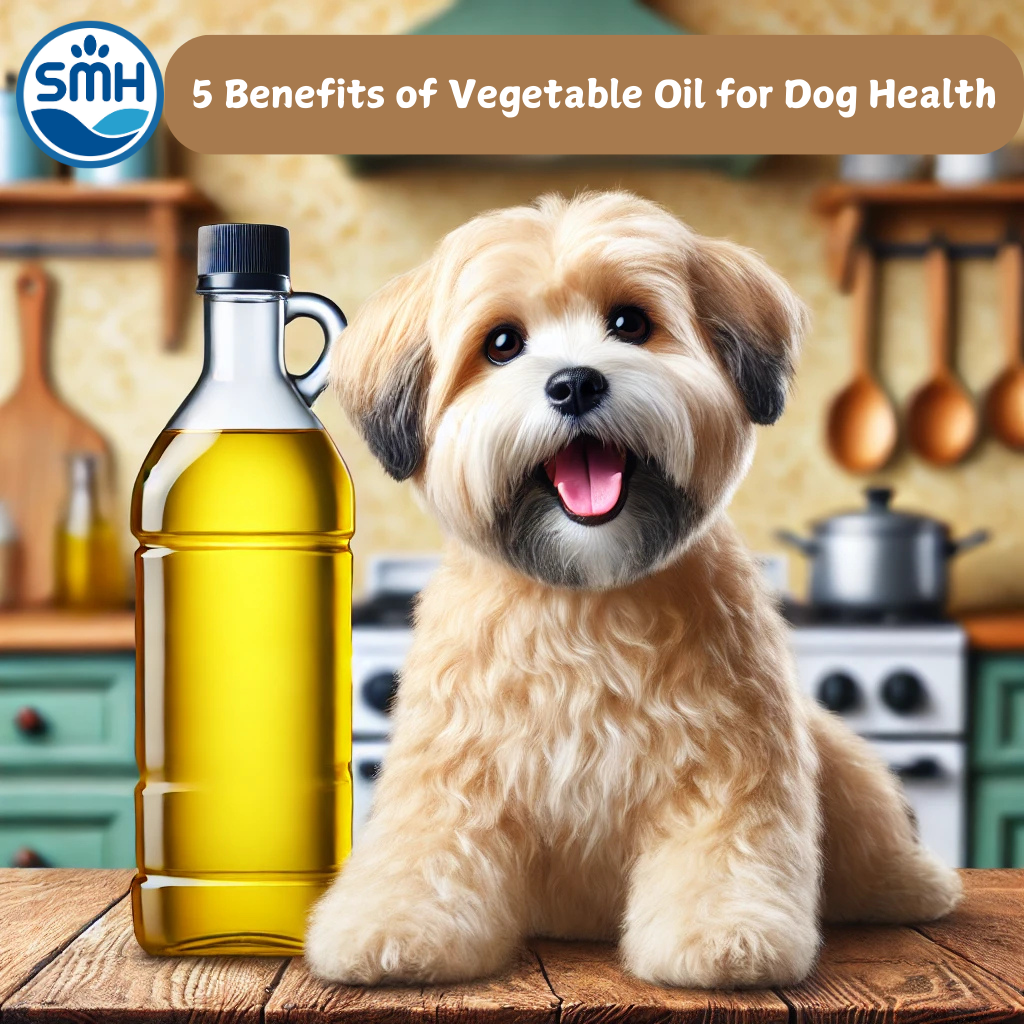 5 Benefits of Vegetable Oil for Dog Health